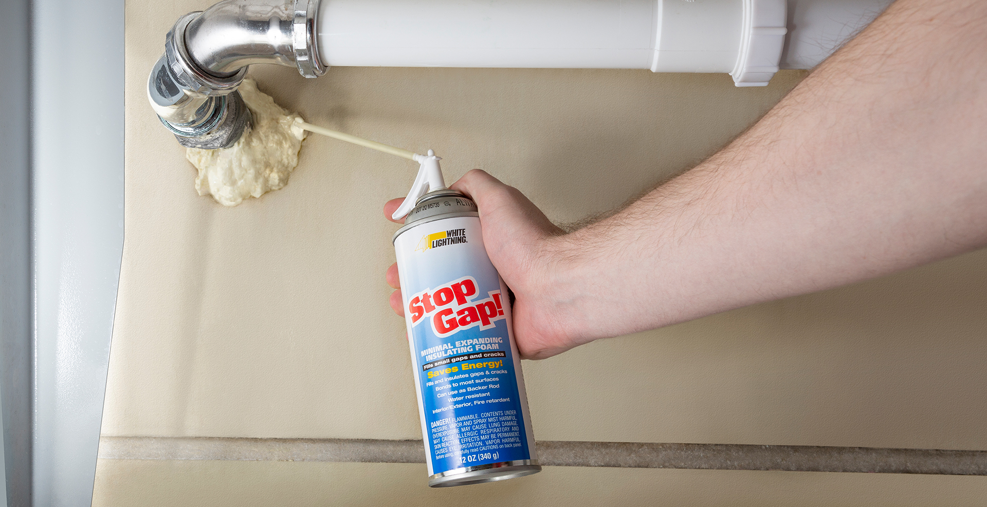 Stop Gap Application Shot - White Lightning